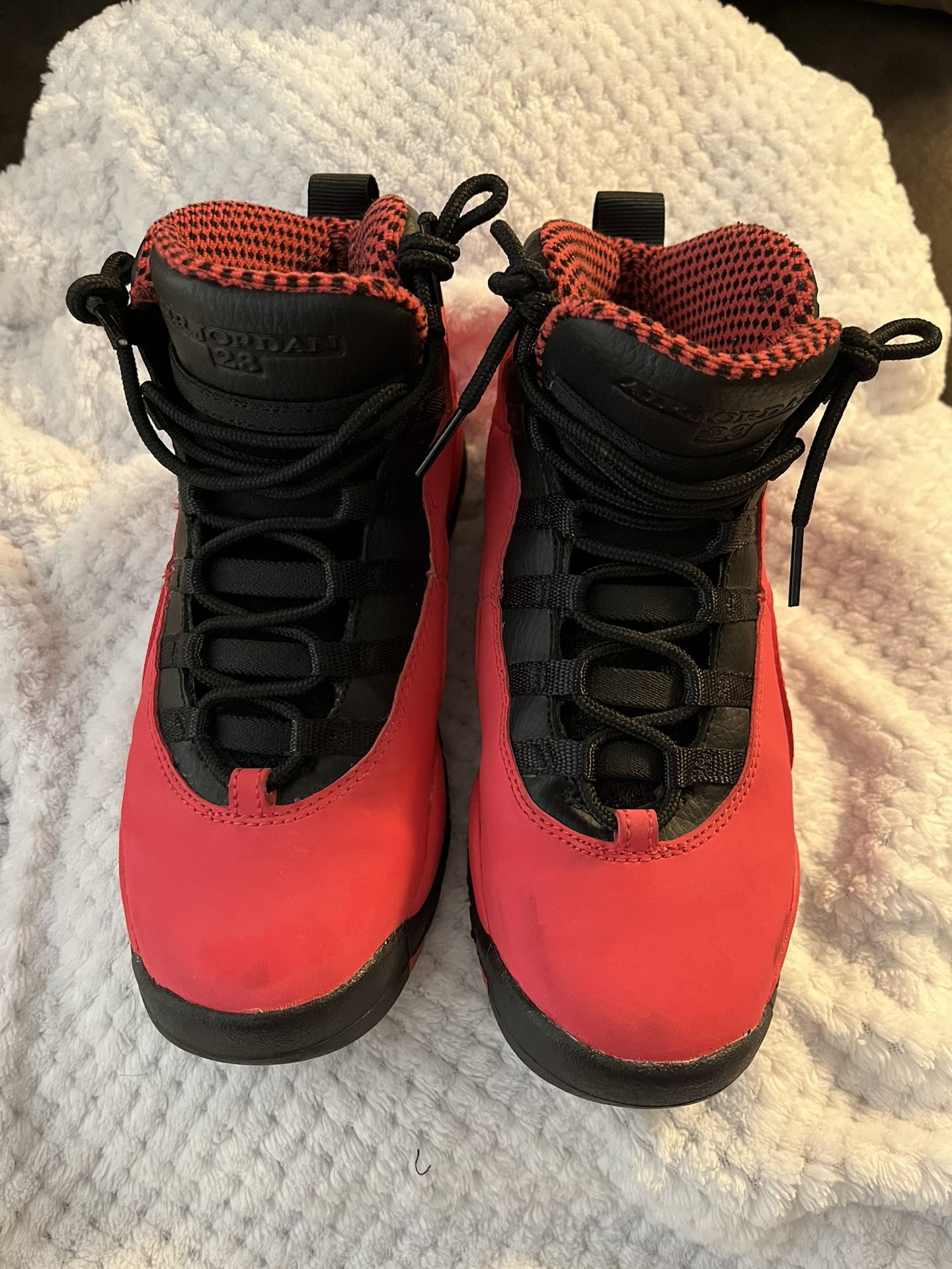 Retro 10 Fusion Red On Feet
