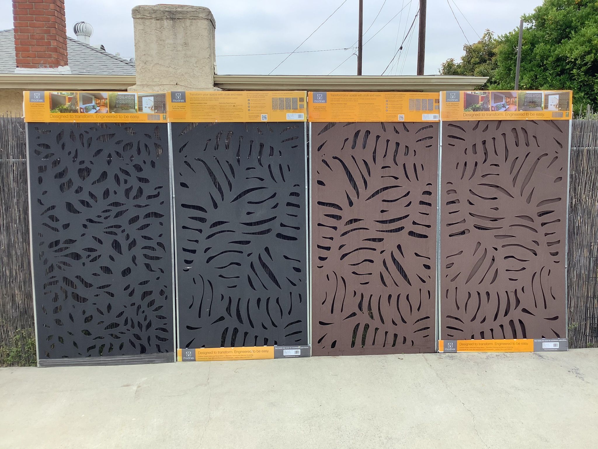 Modular Panels (6’x3’) , Covers Decorative Exterior Or Interior Of Home ...
