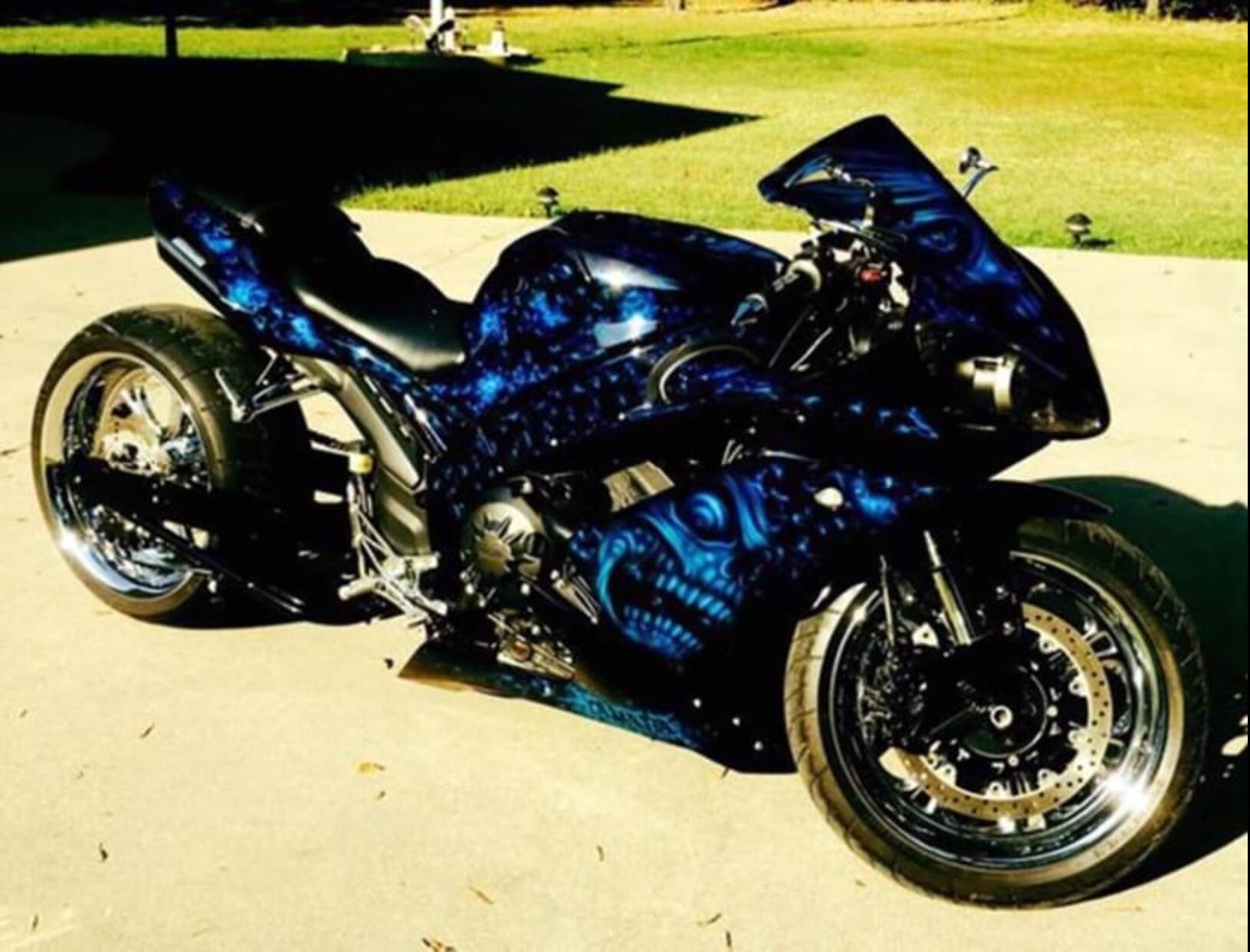 Yamaha R1 fully customized, stretch, 240 kit, air ride & MORE- 13k ...