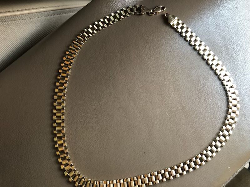 Rolex Chain 10K Gold 26.3 Grams & 19 Inches (8.72 MM) for Sale in ...