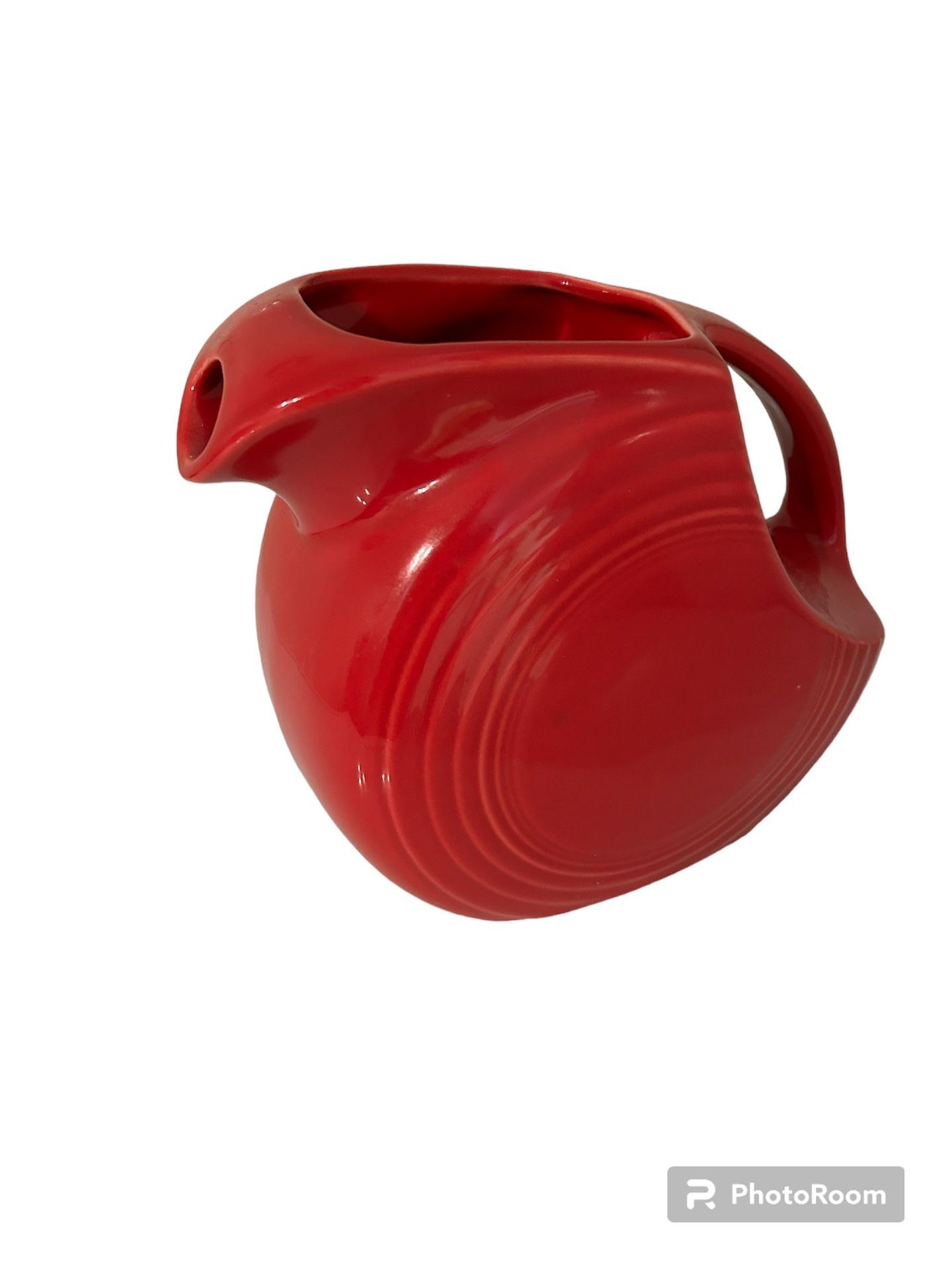 FIESTA Scarlet Red Disc Pitcher - Fiestaware Very Nice for Sale in ...