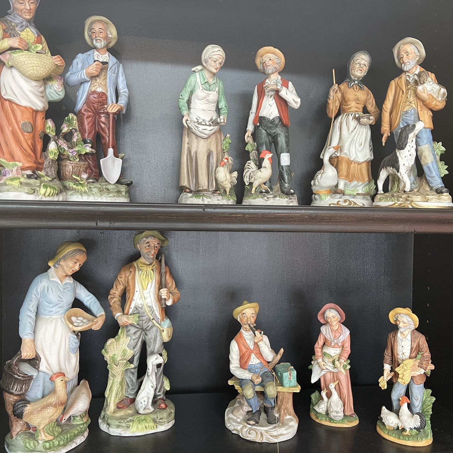 Homco Figurines Old People