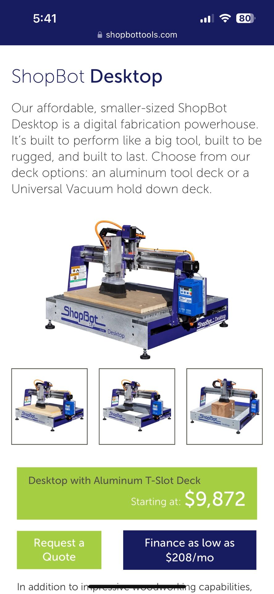 Desktop Shopbot CNC Machine for Sale in Miami, FL - OfferUp
