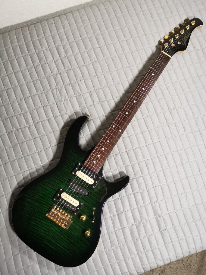 2000's StarSun Super Strat - Green Flame for Sale in Las Vegas, NV - OfferUp
