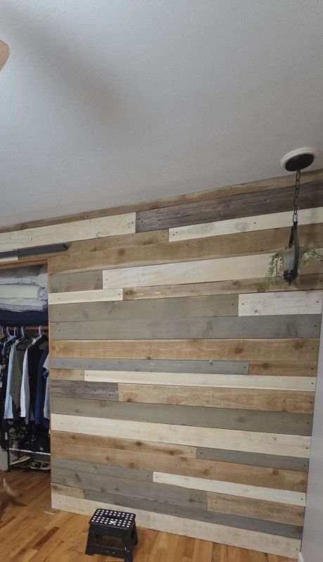 Weathered And Stained Cedar Plank Accent Wall for Sale in Ruston, WA ...