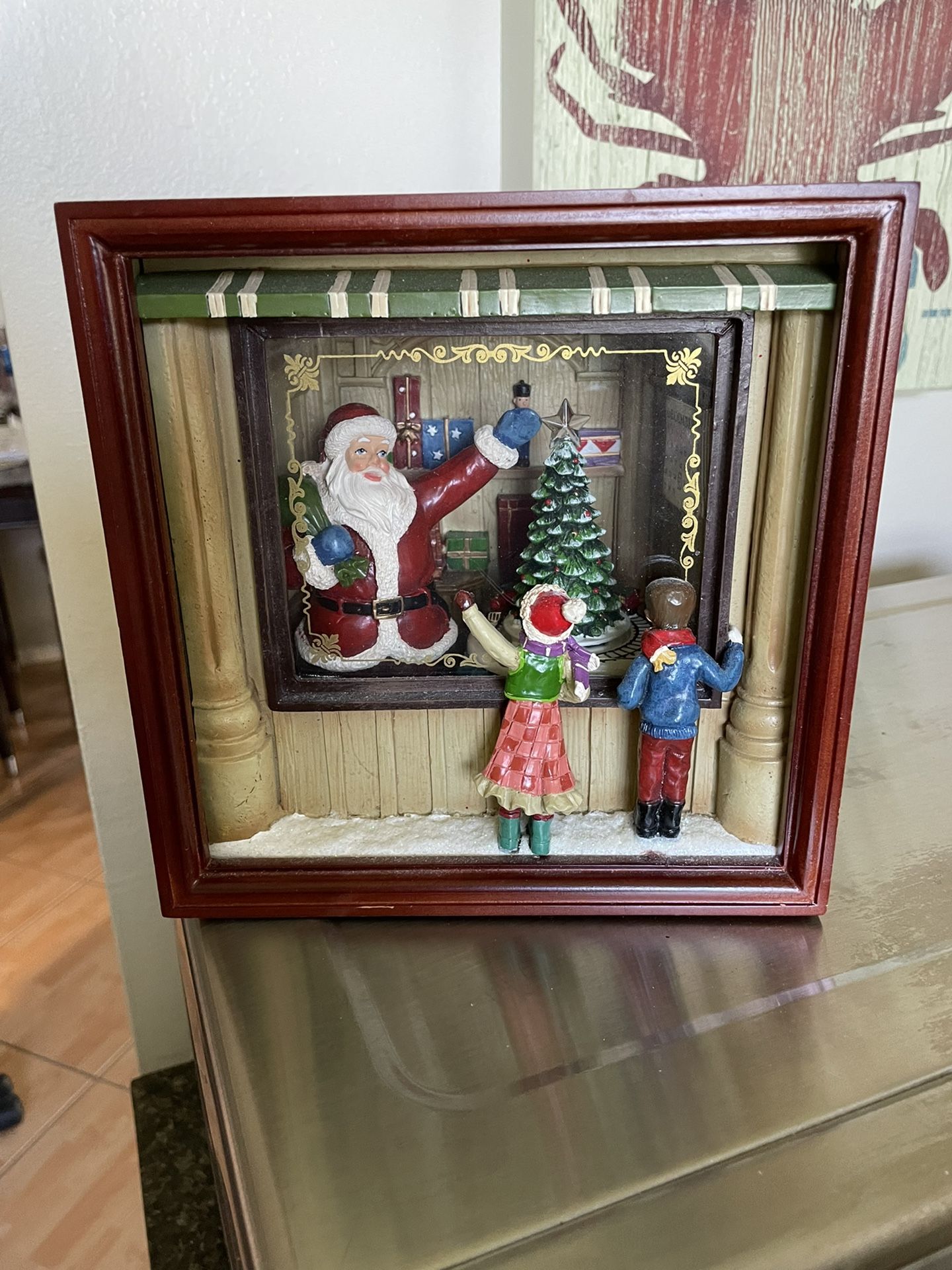 NOSTALGIC MUSICAL SHADOW BOX TOY STORE SCENE , LIGHTS UP INSIDE AND ...