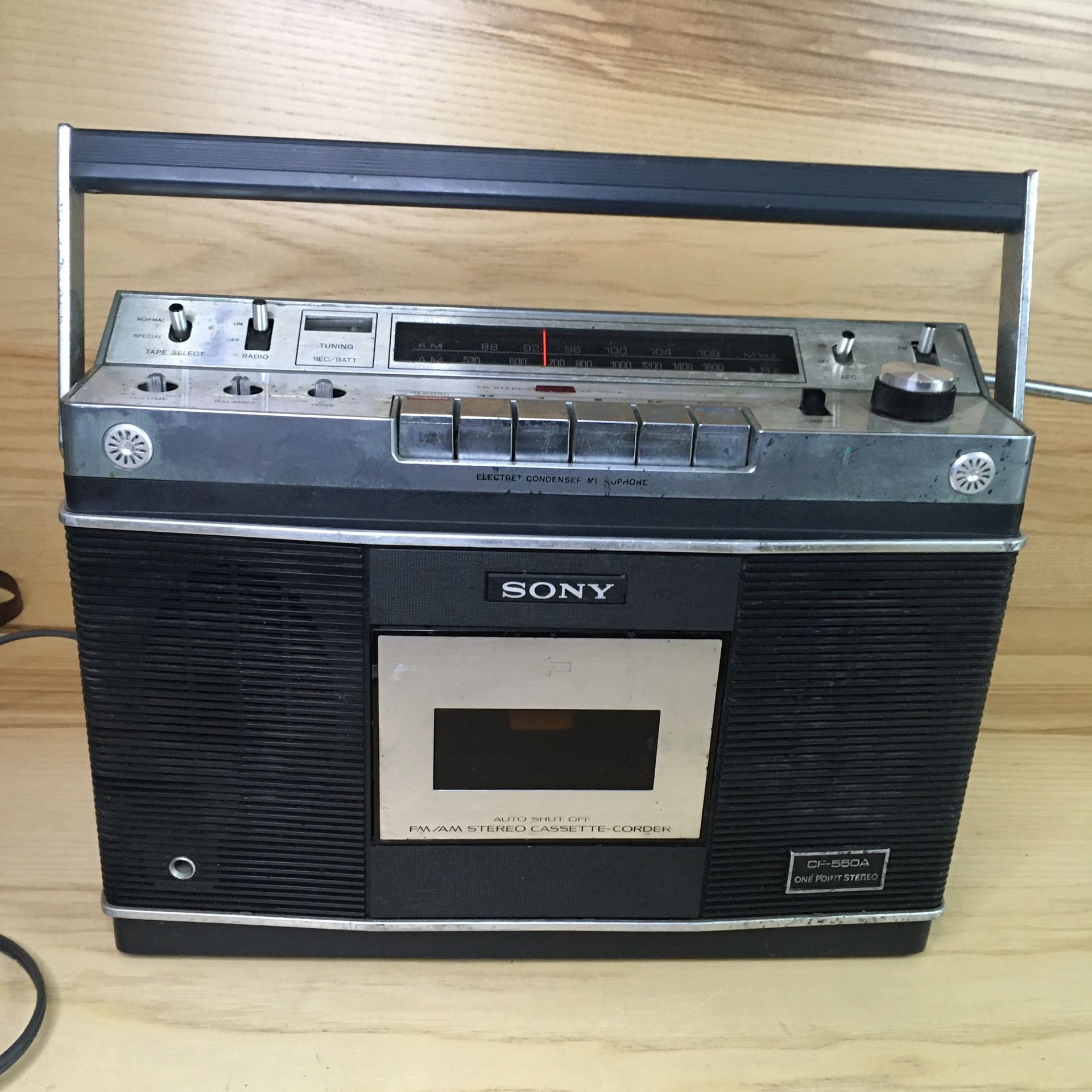 Vintage Sony Cassette Recorder Radio CF-550A for Sale in San Diego, CA ...