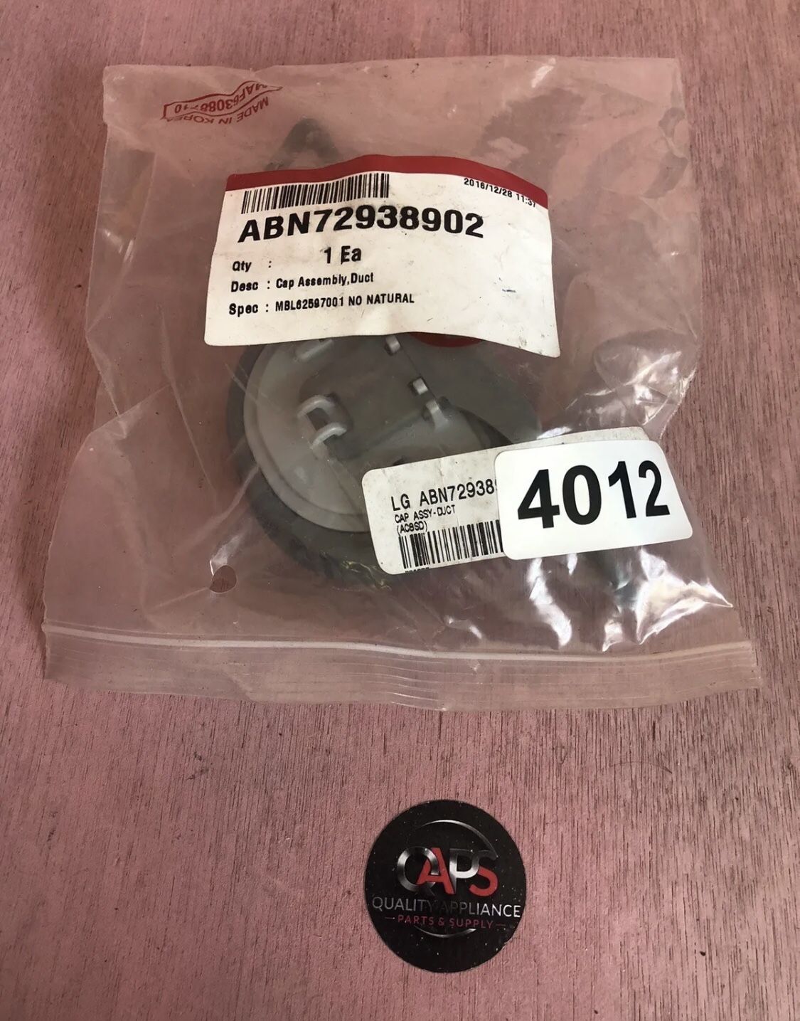 Genuine LG Refrigerator Duct Cap Assembly OEM Part#ABN(contact info ...