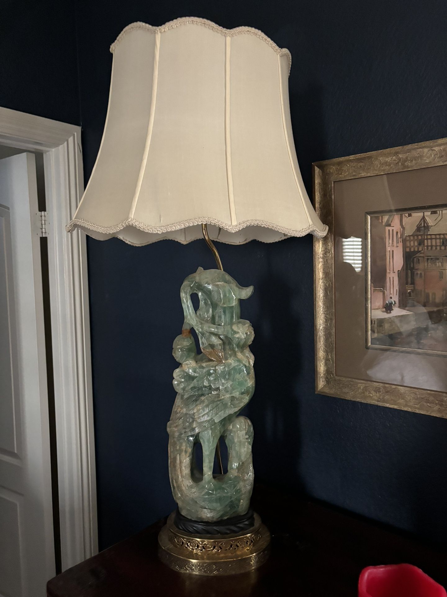Fluorite Chinese Carved Phoenix lamp for Sale in Carlsbad, CA - OfferUp