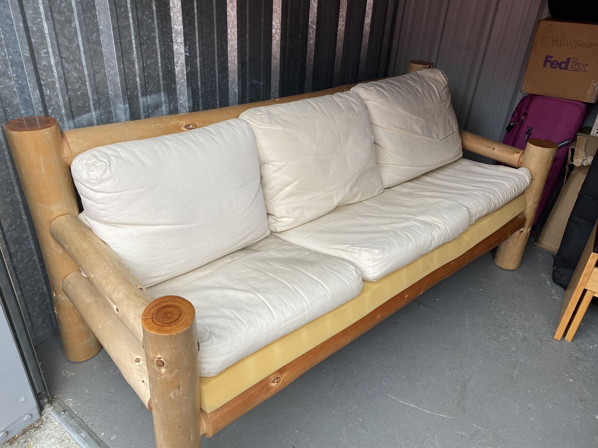 Three Seat Rustic Couch for Sale in Bothell, WA - OfferUp