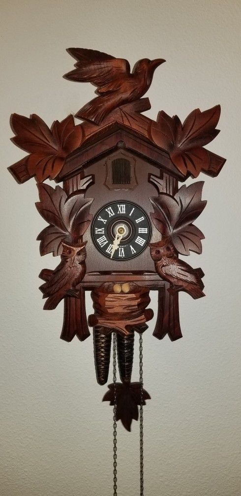 Vintage Black Forest Cuckoo Clock Made By Hubert Herr for Sale in Gig ...