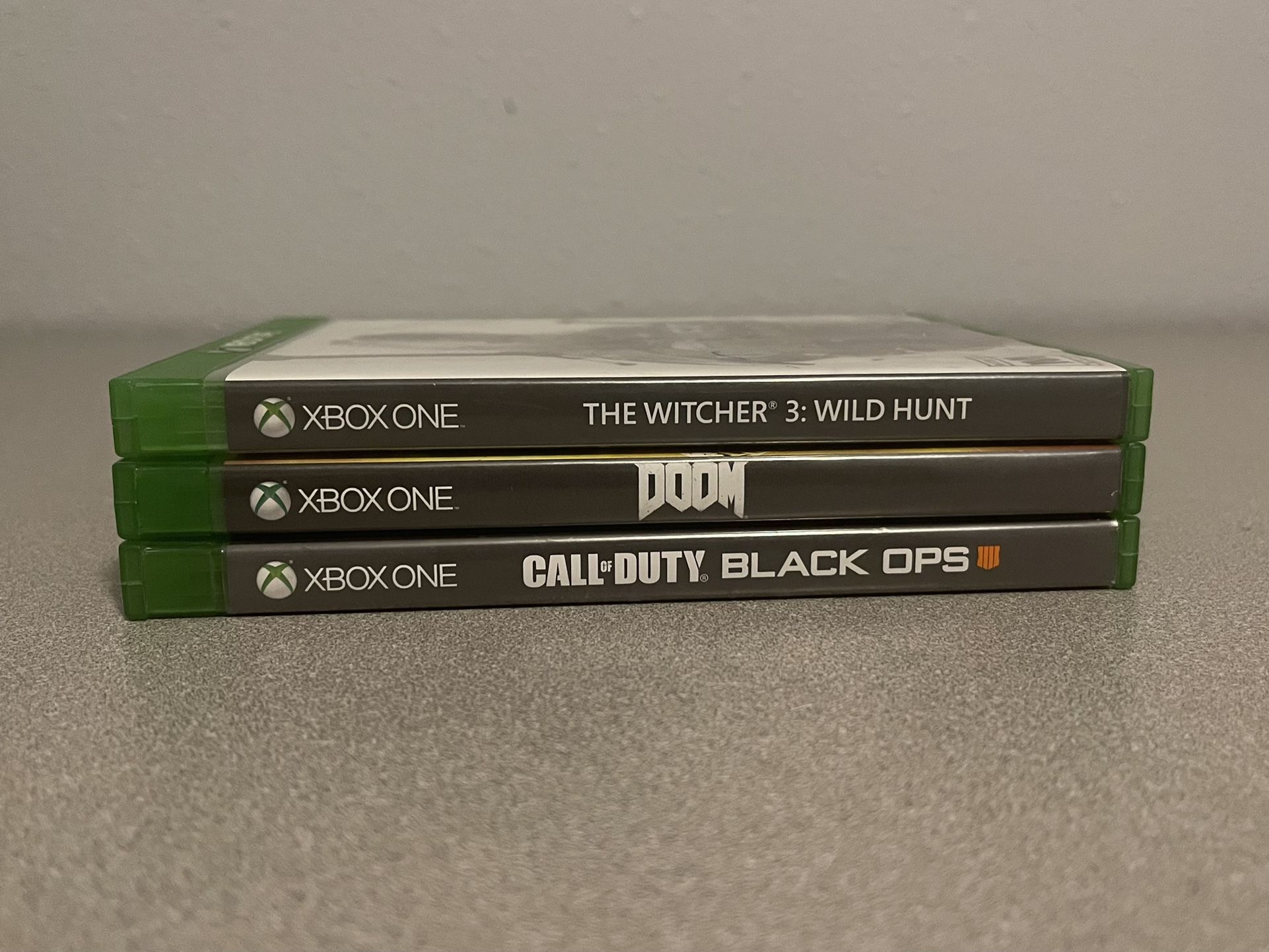 Xbox One Bundle 3 Nice Games!! The Witcher, Doom & Call Of Duty for ...