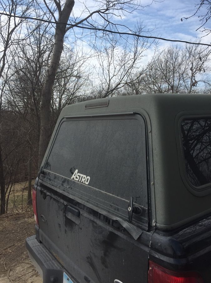 This an Astro topper/camper shell for Ford Ranger Stepside. for Sale in ...