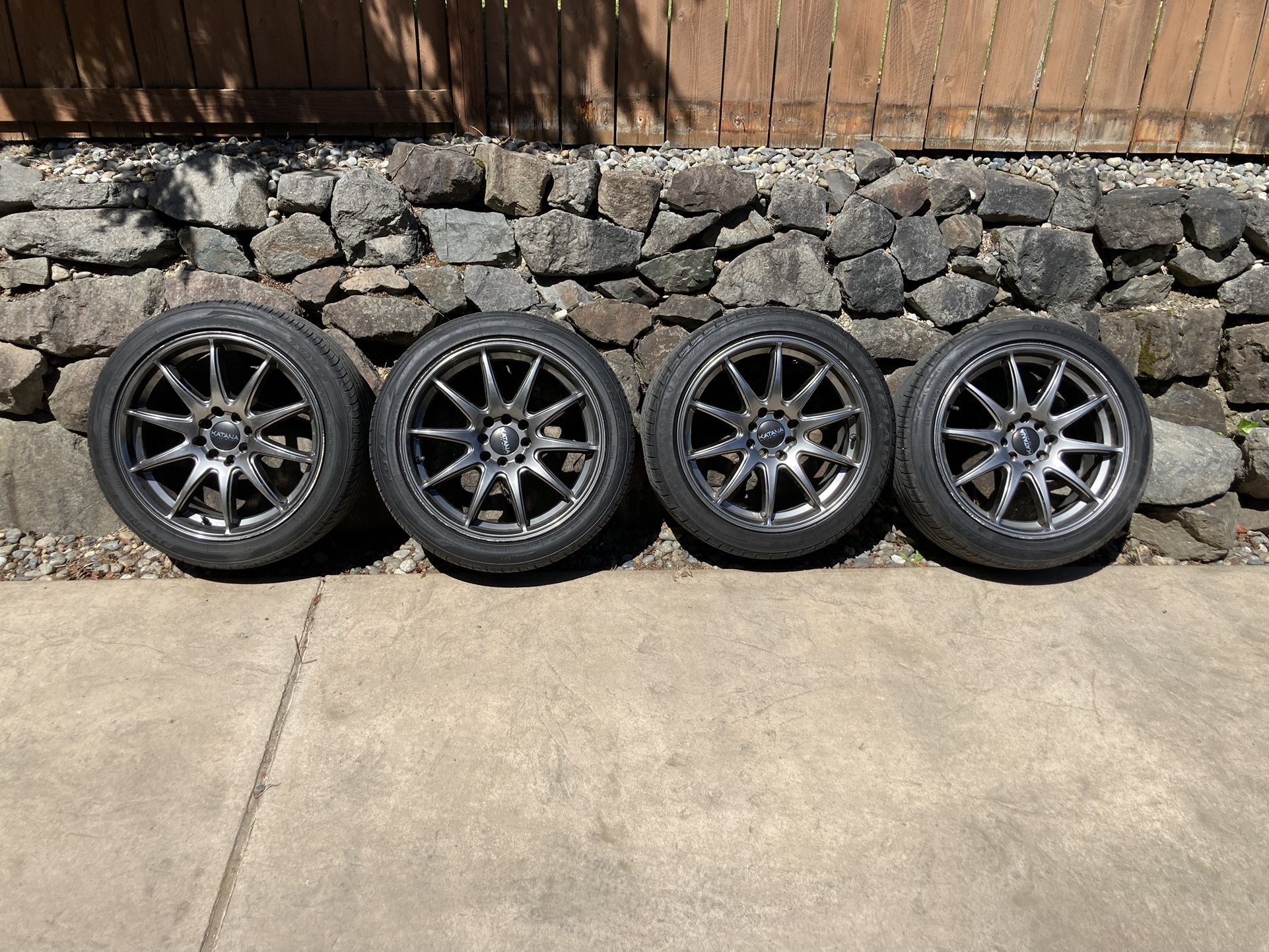 17” Katana Multi Lug Wheels and Tires for Sale in Seattle, WA - OfferUp