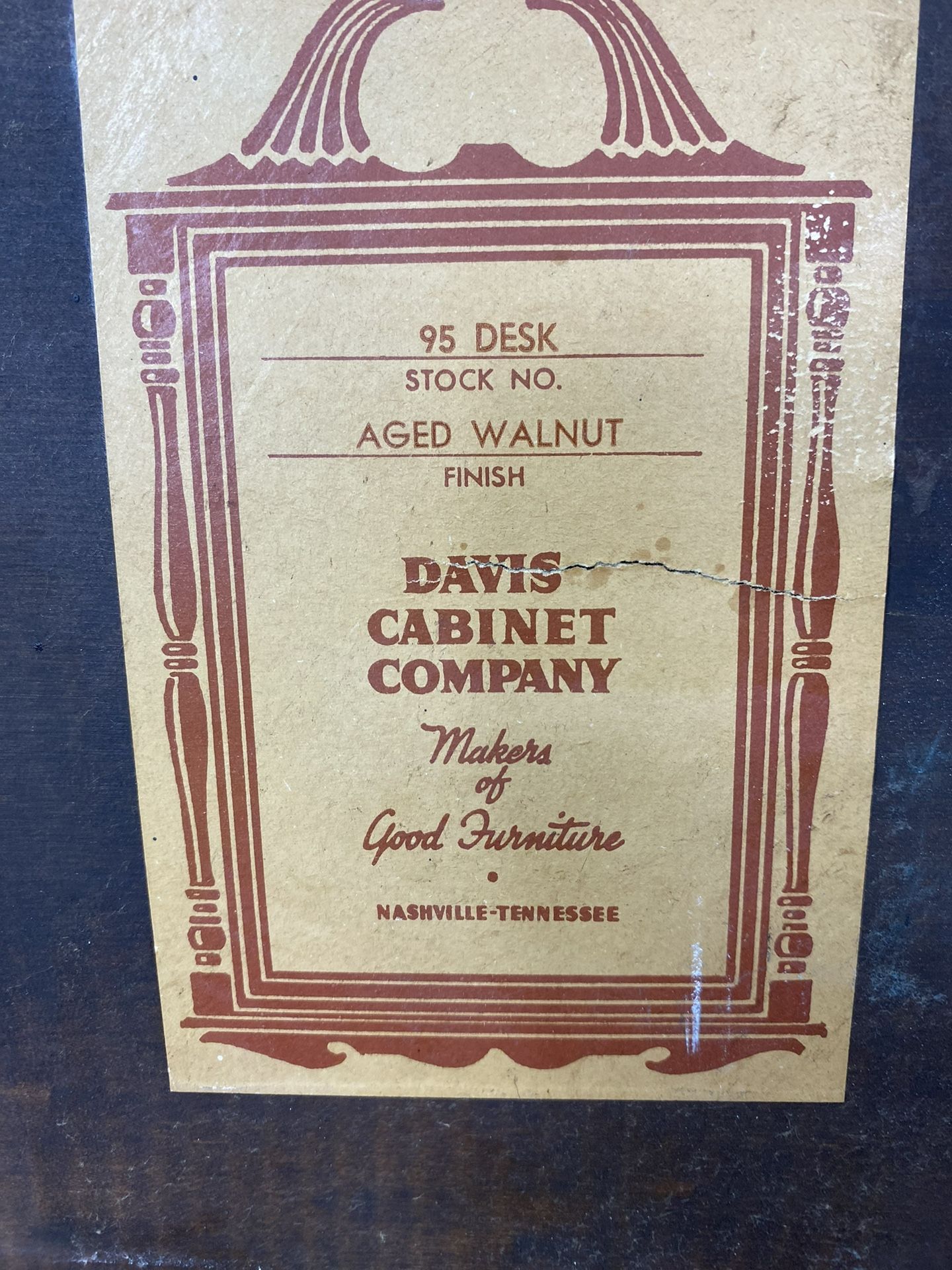 Davis Cabinet Company 95 Desk | Cabinets Matttroy