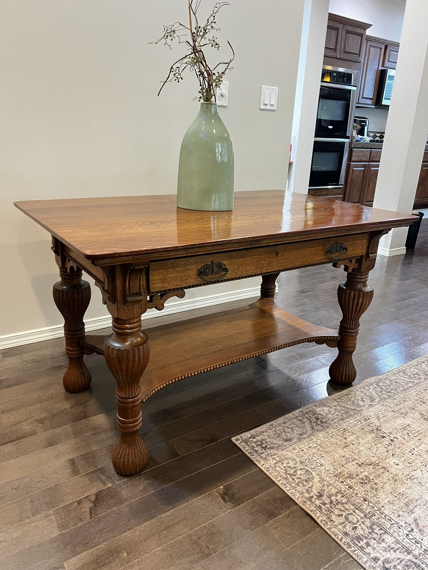 Antique Quarter Sawn Oak - Tiger Oak Table for Sale in Seattle, WA ...