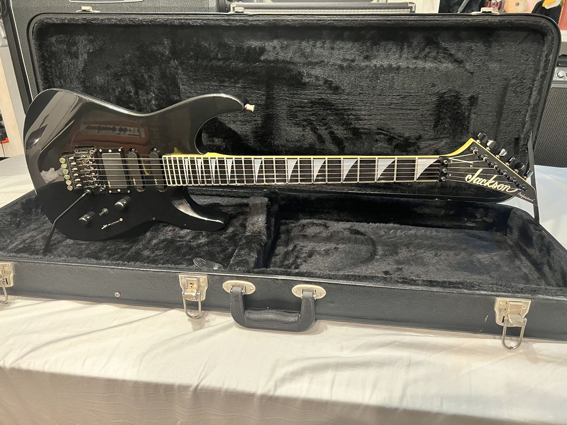 Jackson Fusion Guitar 1991 With EMGs and Hard Case for Sale in Palm ...