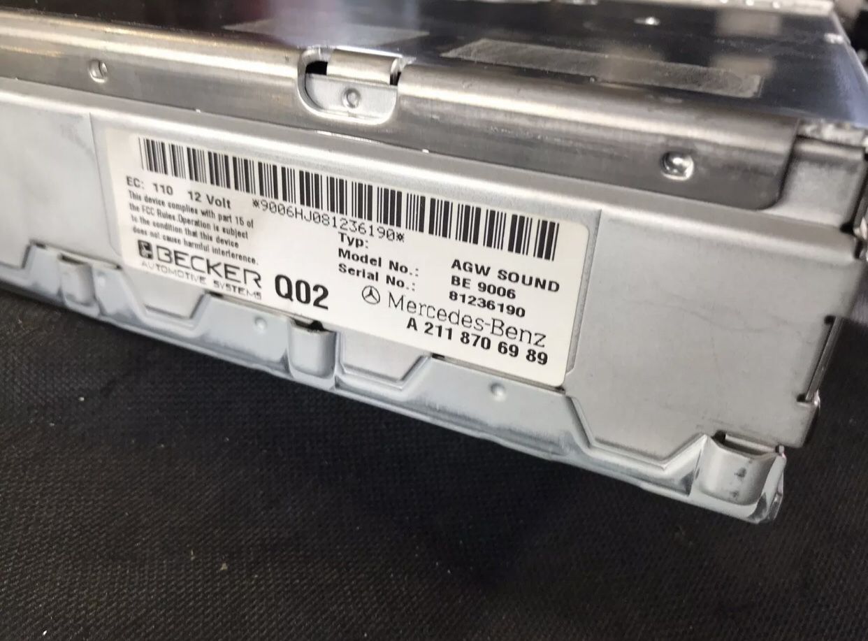 03-08 MERCEDES E63 W211 W219 OEM BECKER STEREO AMP AMPLIFIER BE9006 ...