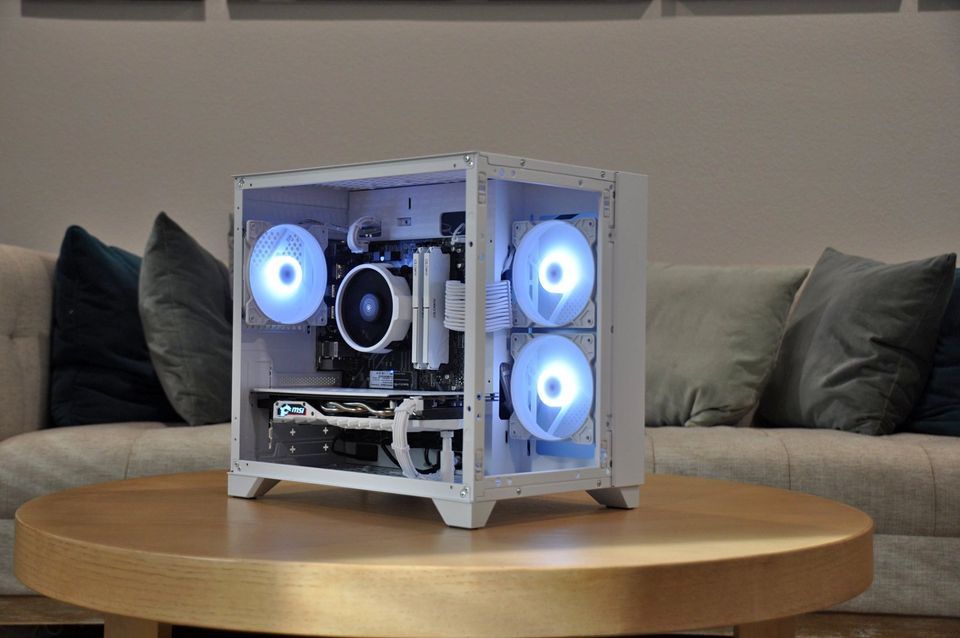 White budget Gaming PC (RGB) for Sale in Redmond, WA - OfferUp