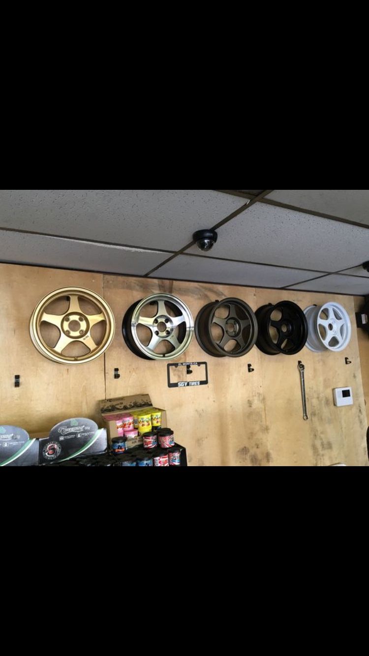 15 inch wheels spoon slips rota Avid1 4x100 Civic integra Jdm rims for ...