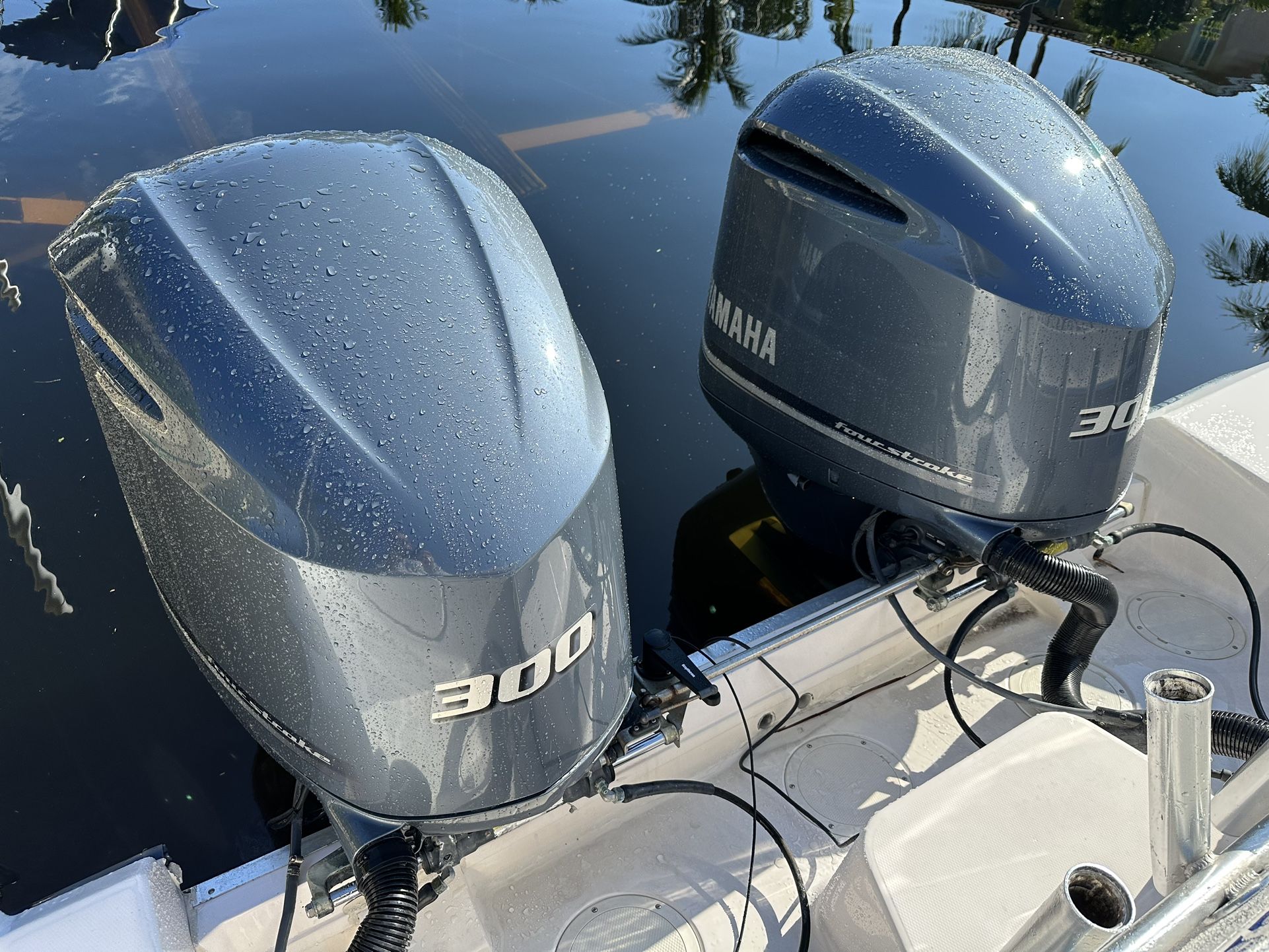 Yamaha F300 Outboard Pair Twin 300 Motors for Sale in Hillsboro Beach ...