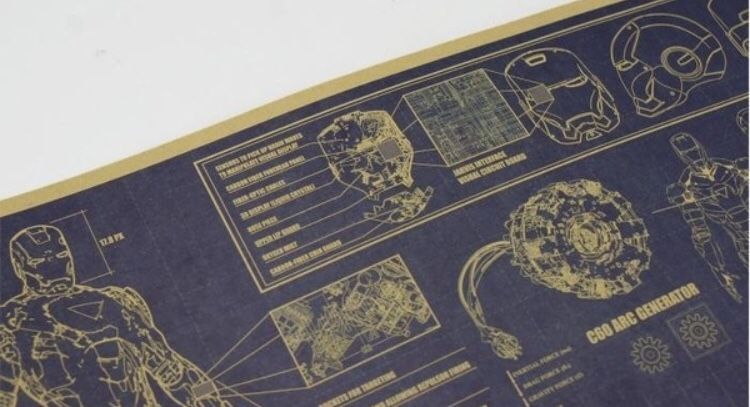 Iron Man Mark 6 Blueprints