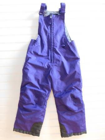 TSLA Girls 4T Purple Snow Bibs Pants Overalls WATERPROOF INSULATED for ...