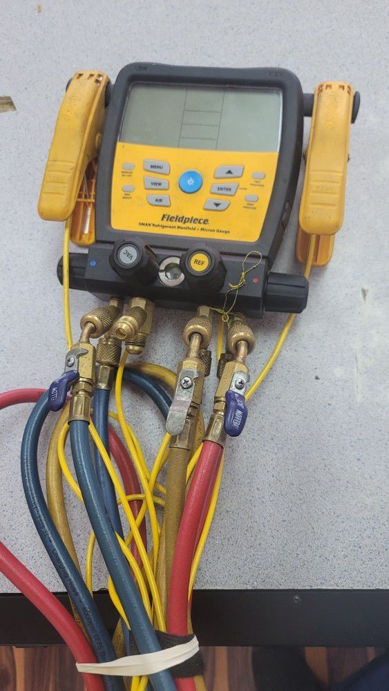 Field piece Sm480v 4-port Sman Refrigerant Manifold With Micron Gauge ...