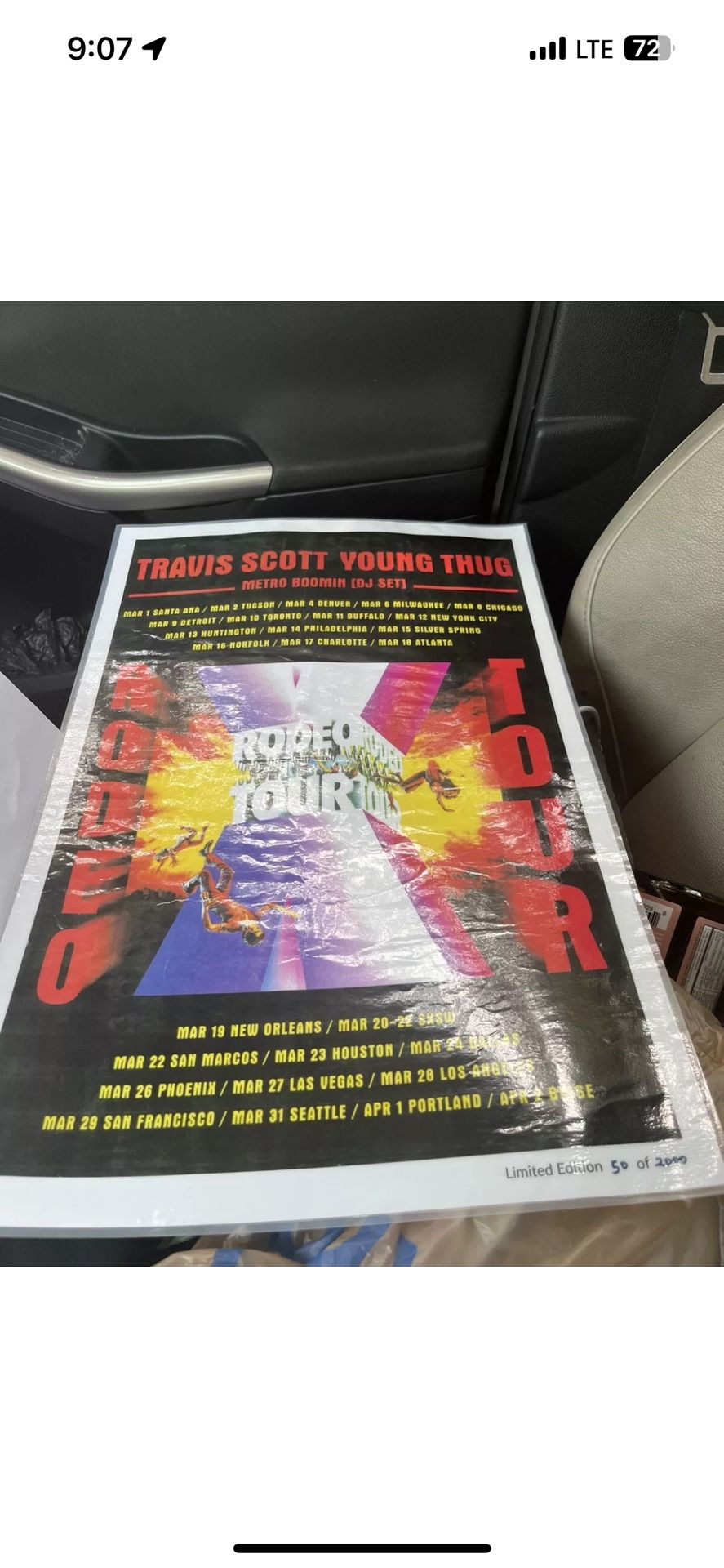 Travis Scott Days Before Rodeo Poster 2014 Limited Edition 50 Of 200 ...