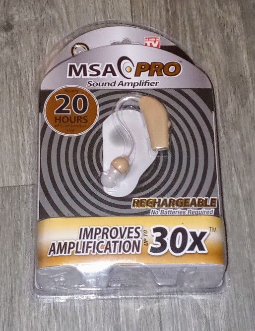 As Seen on TV MSA Pro Personal Sound Amplifier - BNIB!! for Sale in Las ...