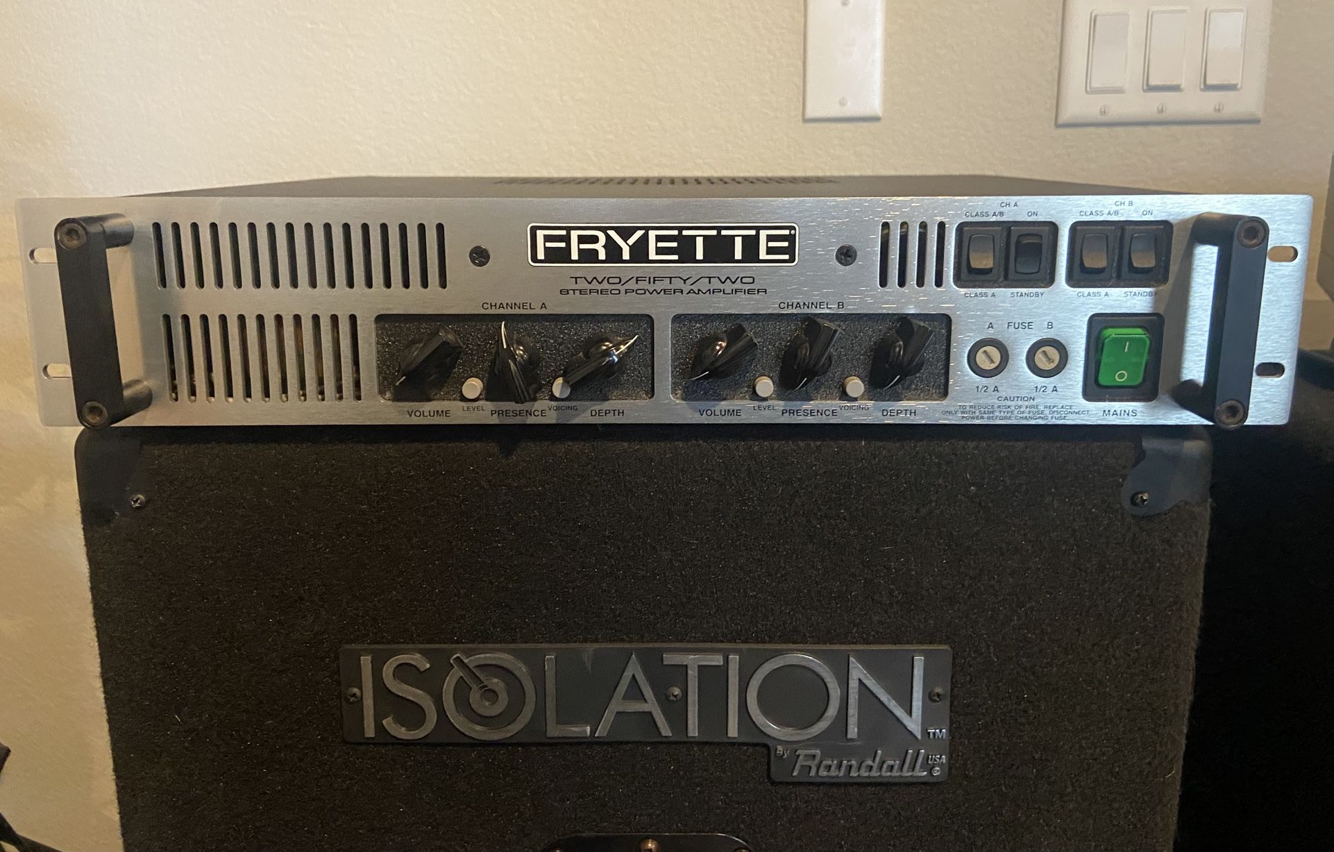 VHT/Fryette Two Fifty Two 2/50/2 Stereo Tube Power Amp for Sale in Las ...