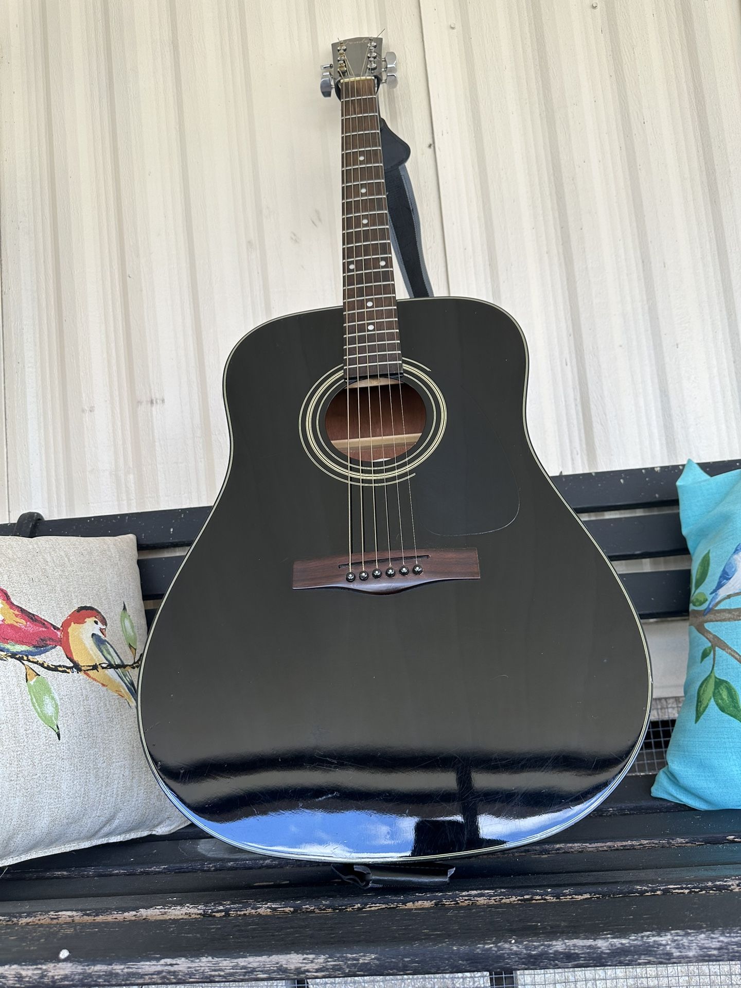 Fender Solid Black Acoustic Electric Guitar#DG11-E for Sale in Bartow ...