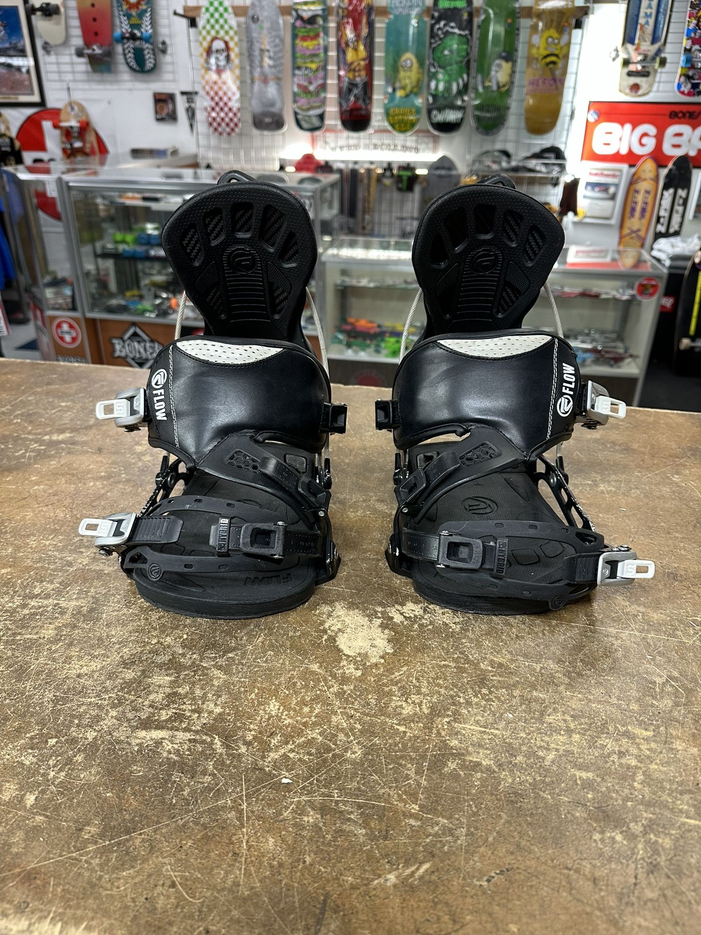 Large/XL Flow Nx2 Hybrid, Carbon, Fiber, Snowboard Bindings, Certified ...