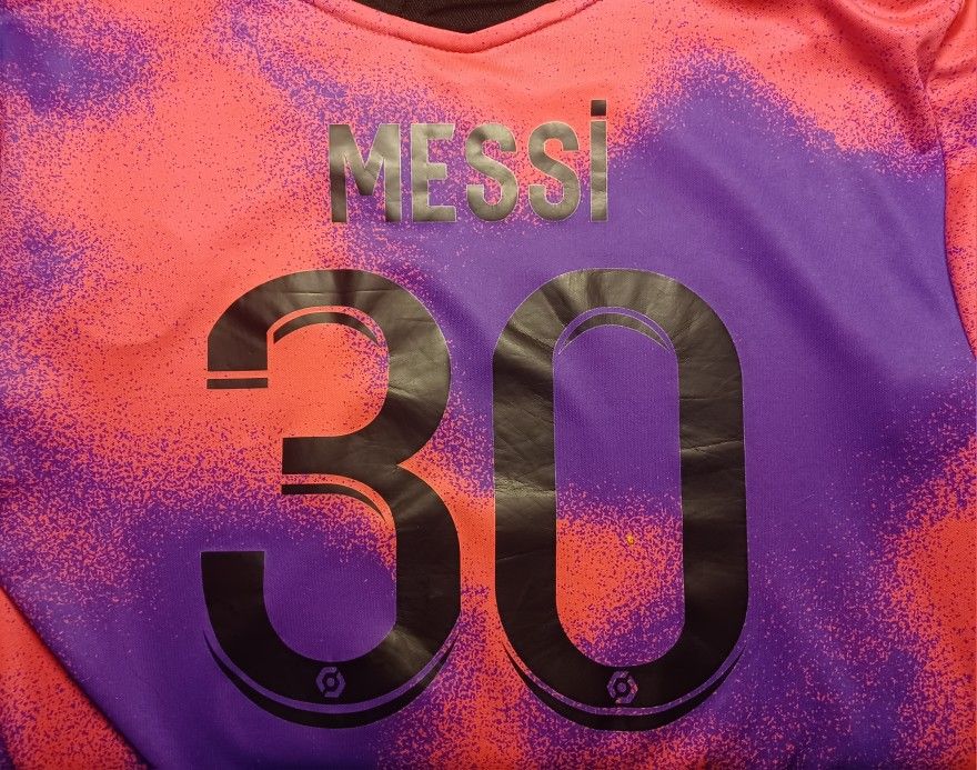 Messi soccer futbol jersey Paris Saint-Germain Accor Live Limitless ...