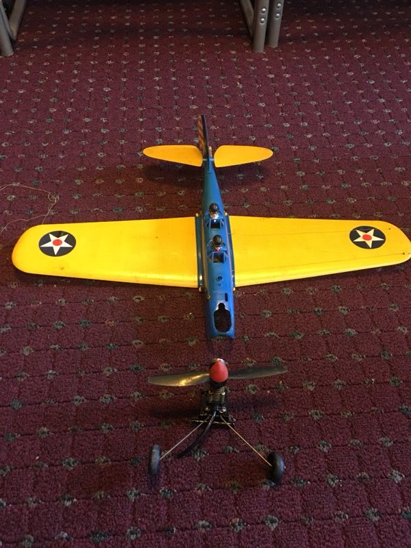 COX VINTAGE PT-19 Control Line FLIGHT TRAINER-.049 GAS ENGINE POWERED ...