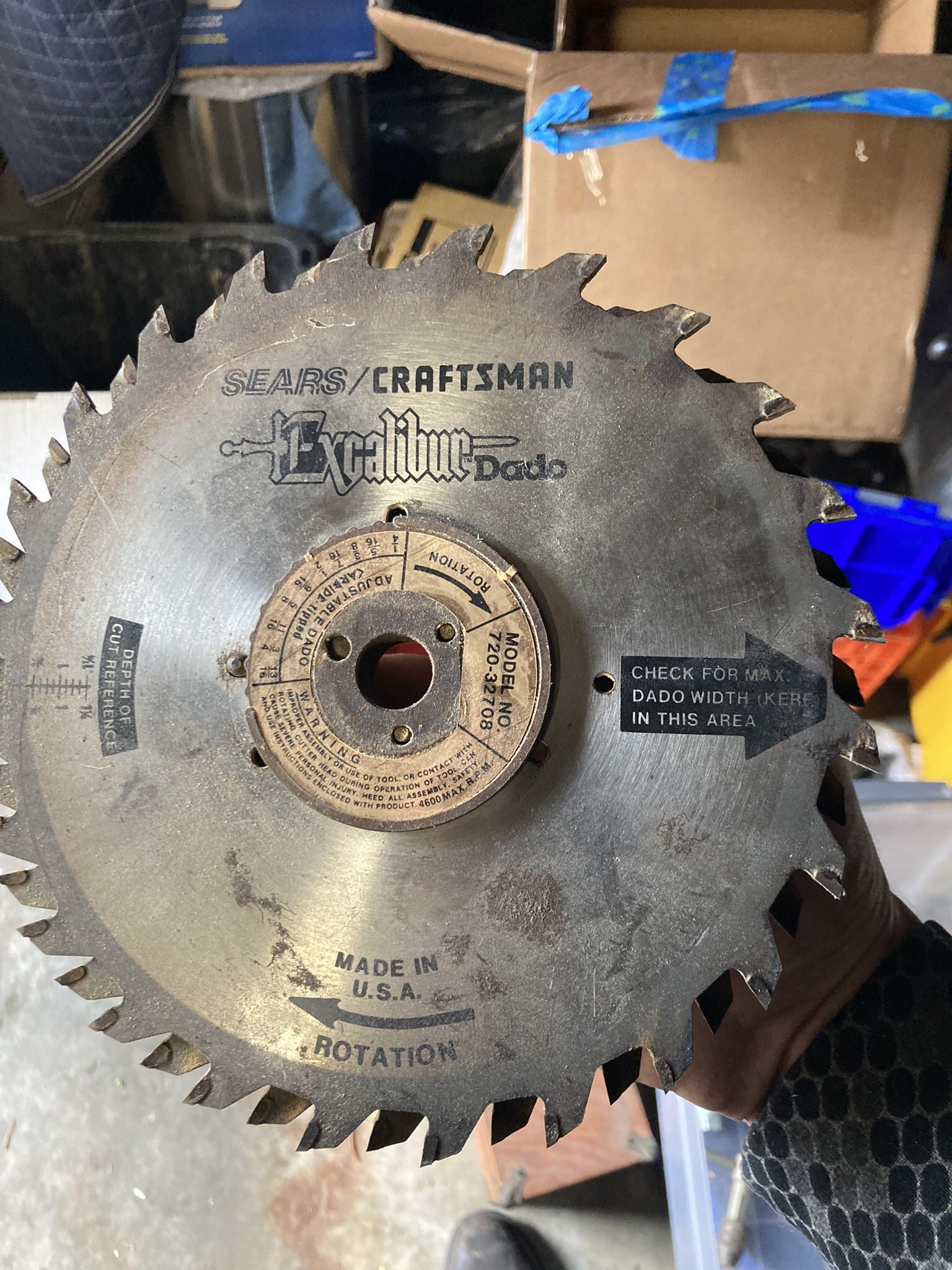 Craftsman excalibur dado blade store