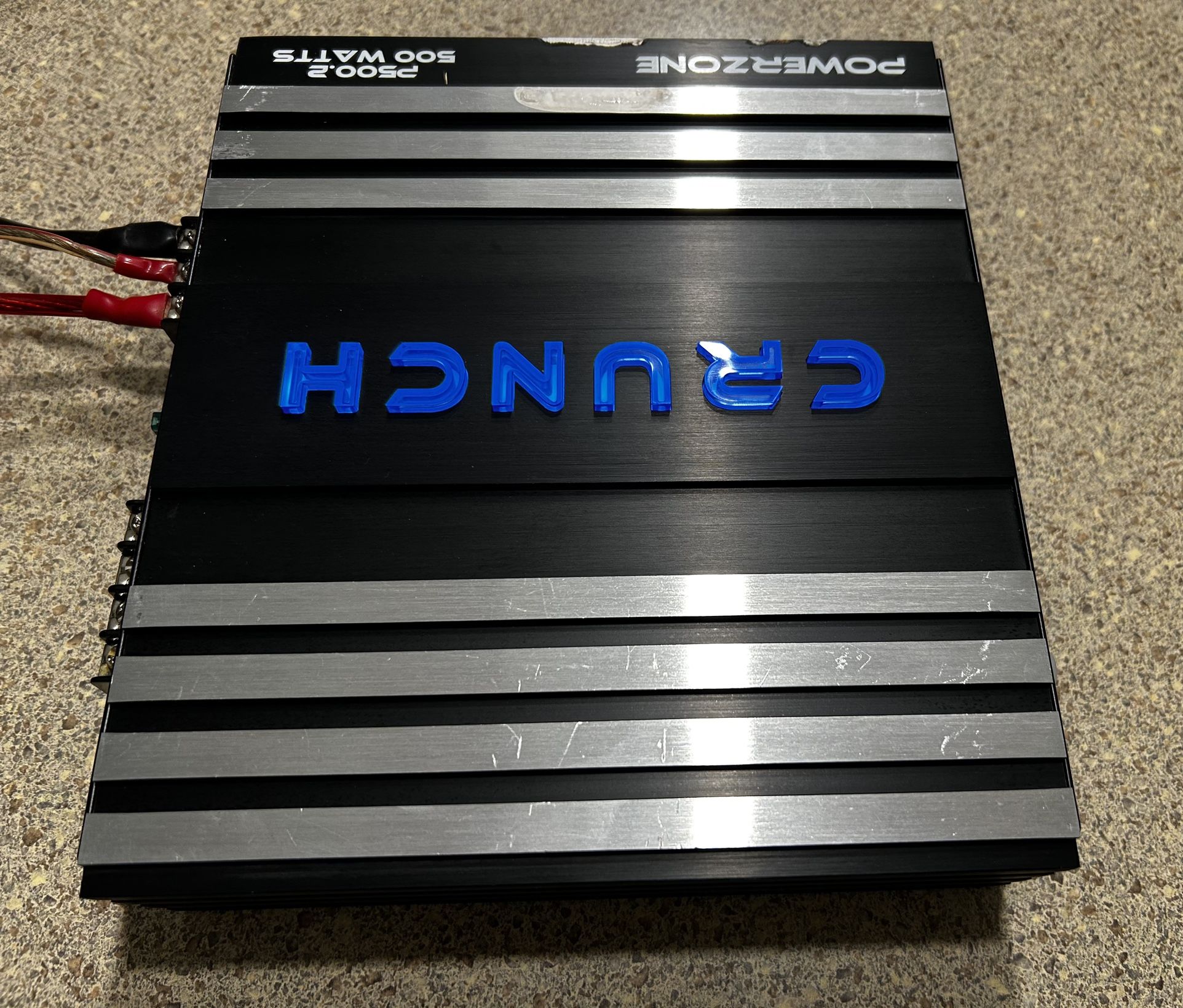 Car Amplifier Crunch PowerZone 2/1channel Bridge Mono Mode 500watts max ...