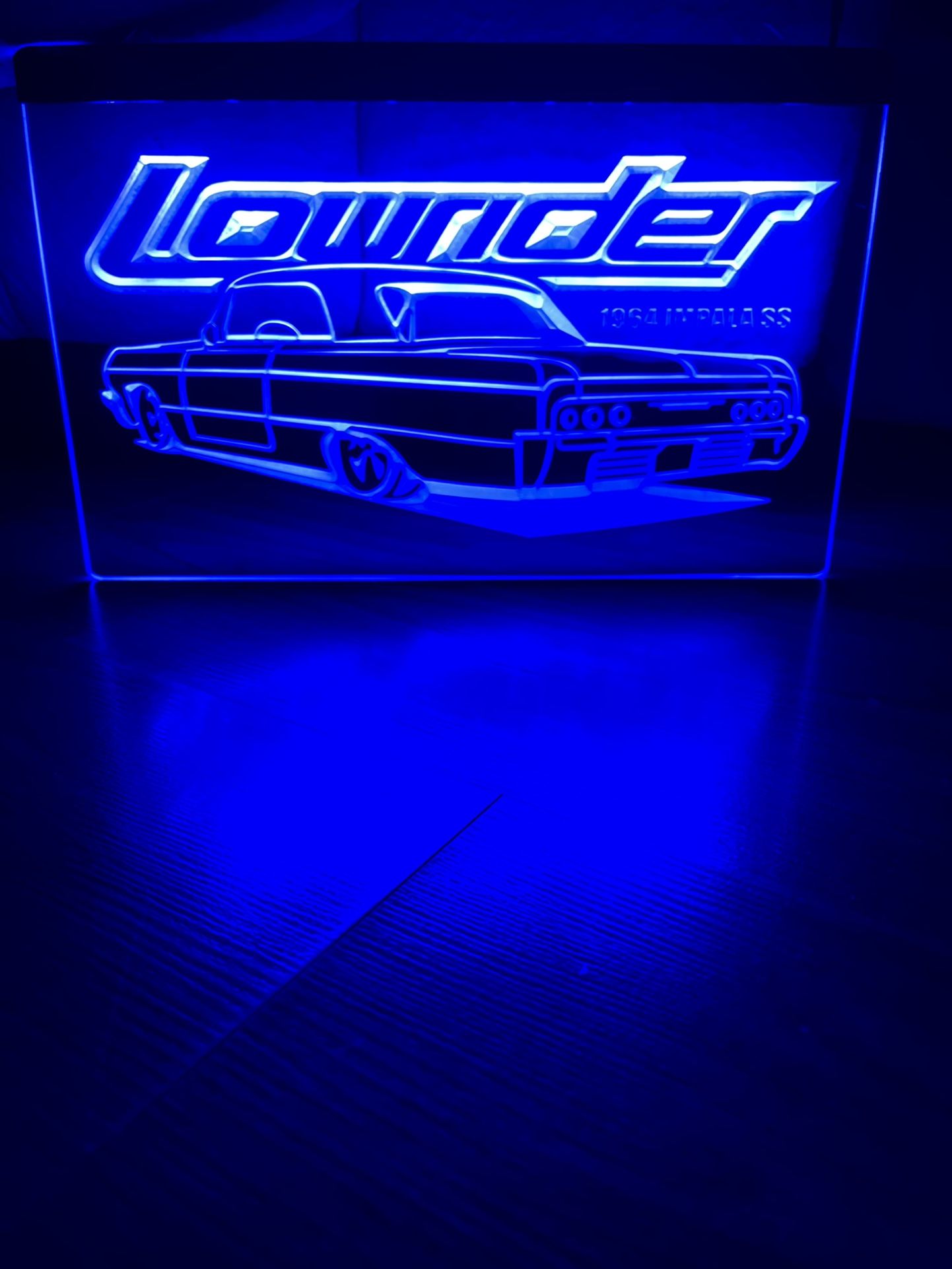 Lowrider Logo Blue