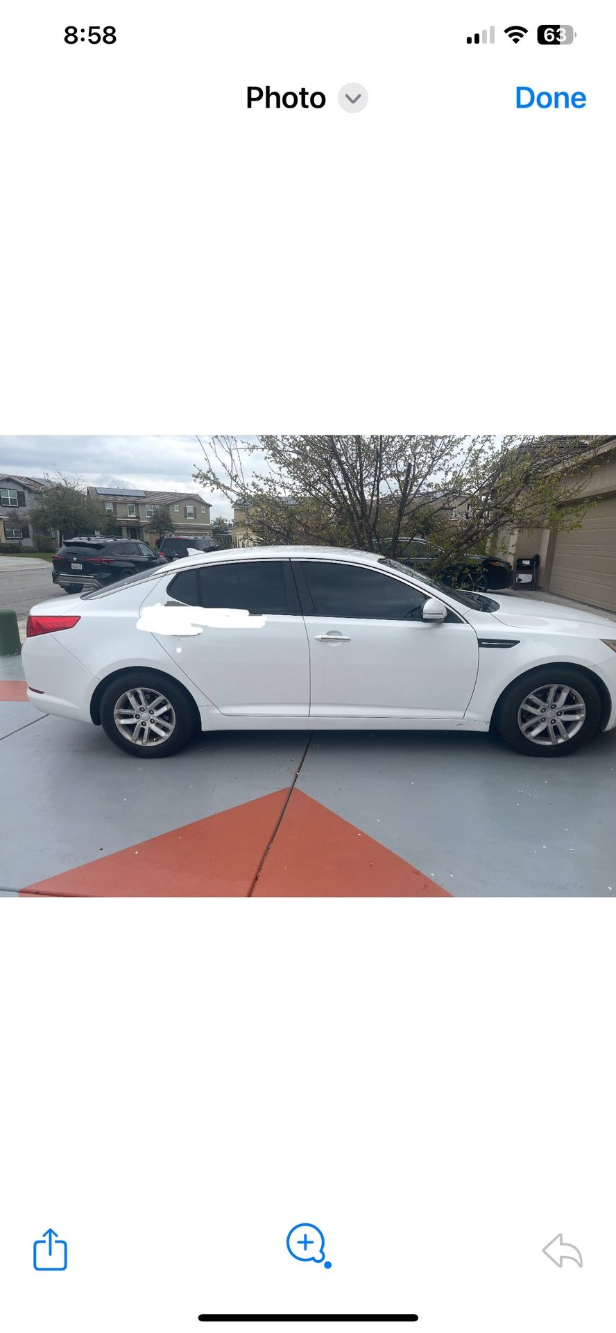 Be careful Costco parking lot Panama and Stine 2013 Kia Optima white ...
