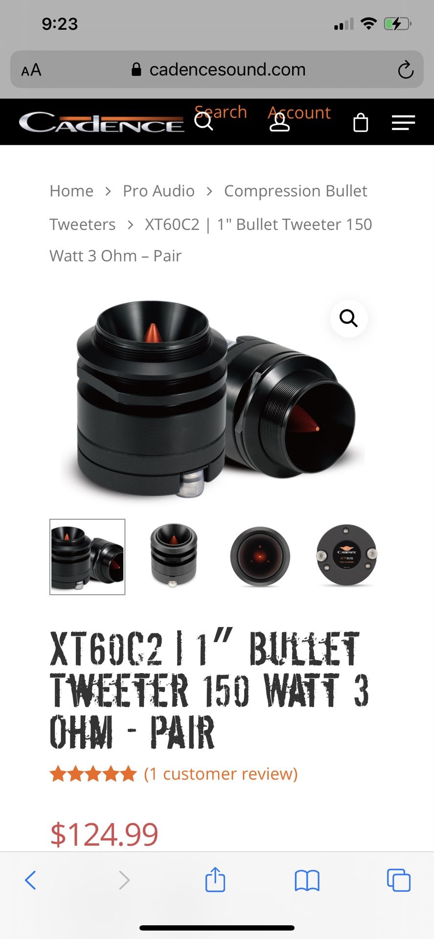 Cadence Sound XT60C2 New for Sale in Rialto, CA - OfferUp