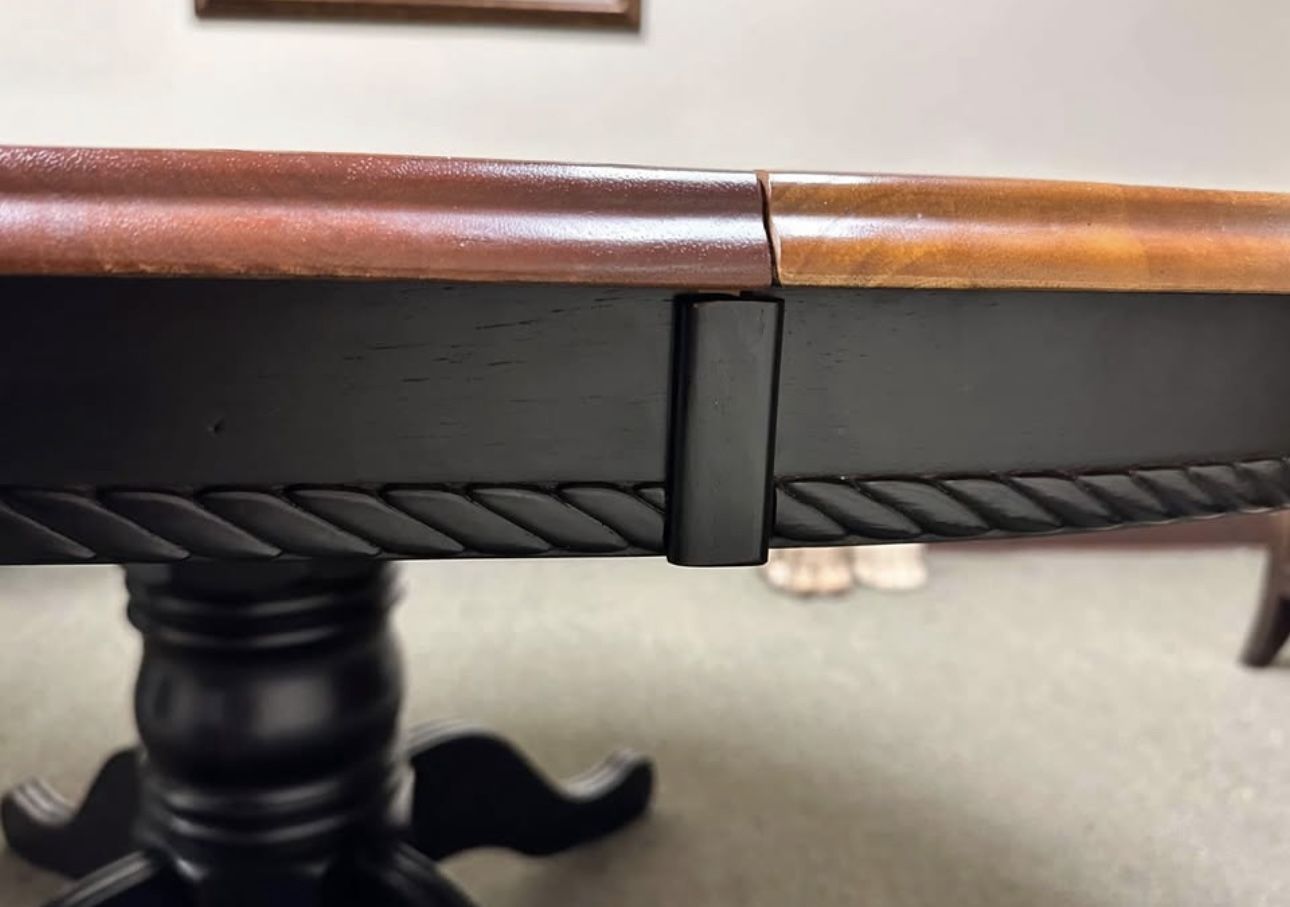 Hidden Leaf Pedestal Table