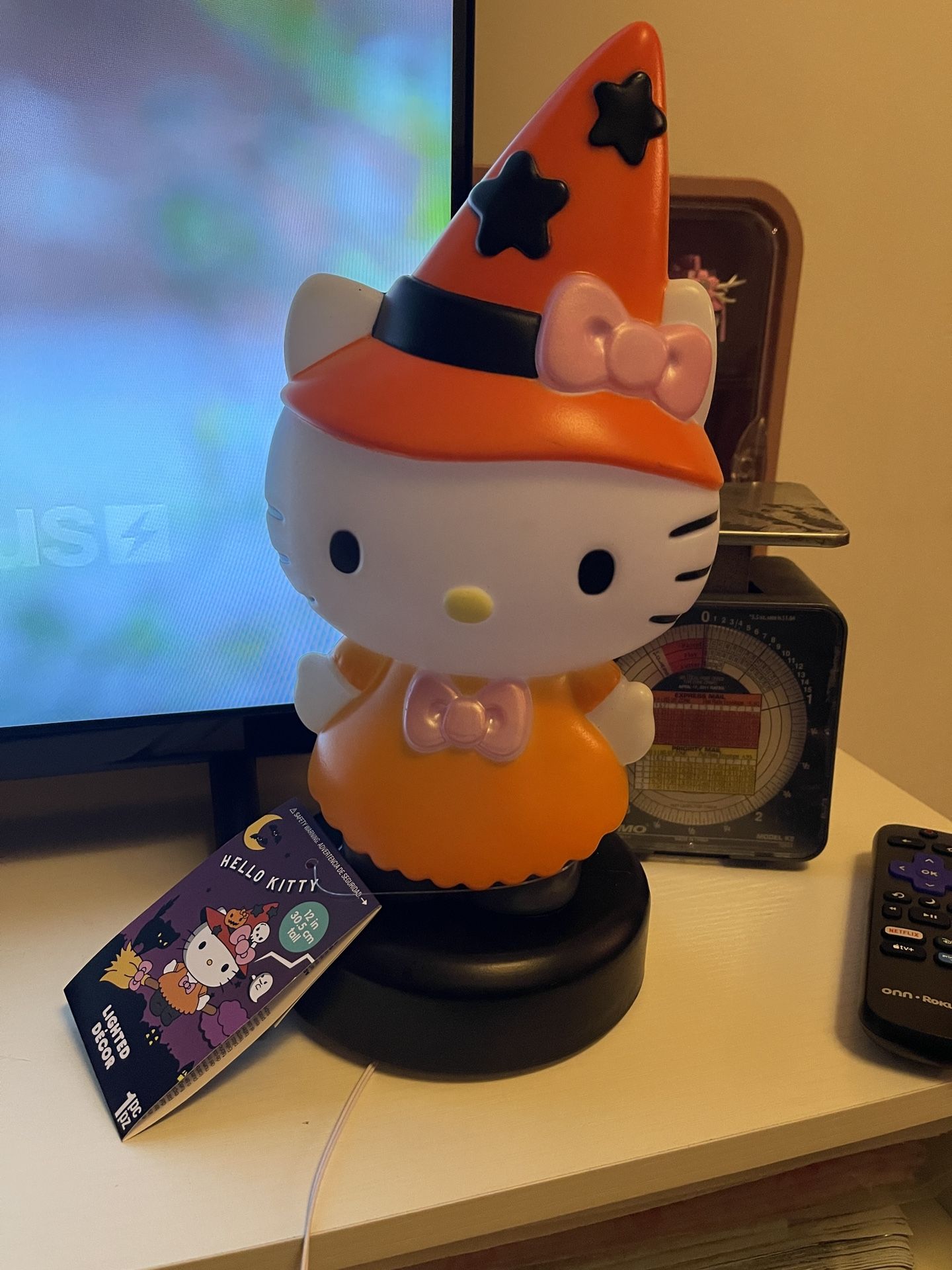 Halloween Blow Mold Decor Hello Kitty in Orange Costume Sanrio for Sale ...