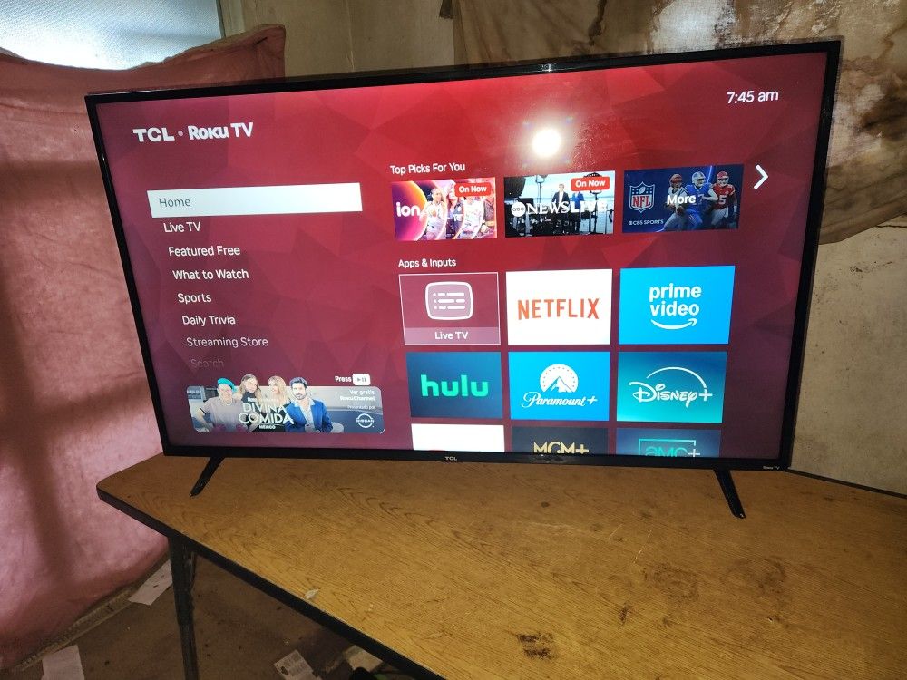 Tv 55 inch tcl roku for Sale in East Point, GA - OfferUp
