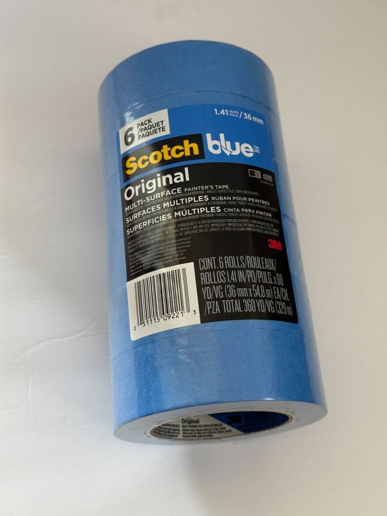 ScotchBlue Original Painters Tape ~ 6 pack Roll! for Sale in San Diego ...