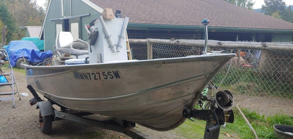 Valco westcoaster 14ft aluminum boat for Sale in Vader, WA - OfferUp
