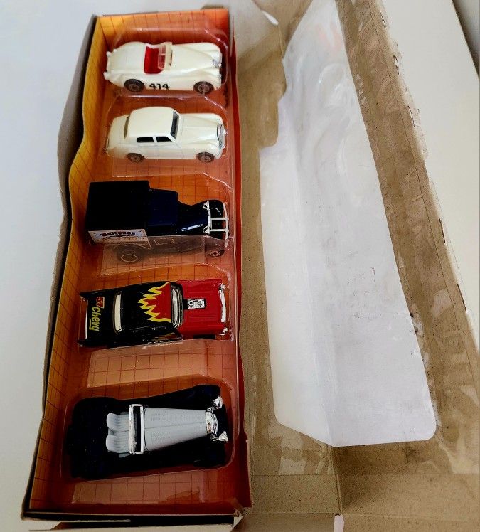 1985 Matchbox Classy Classics 5 Favorites New in Box Damaged Box Rolls ...