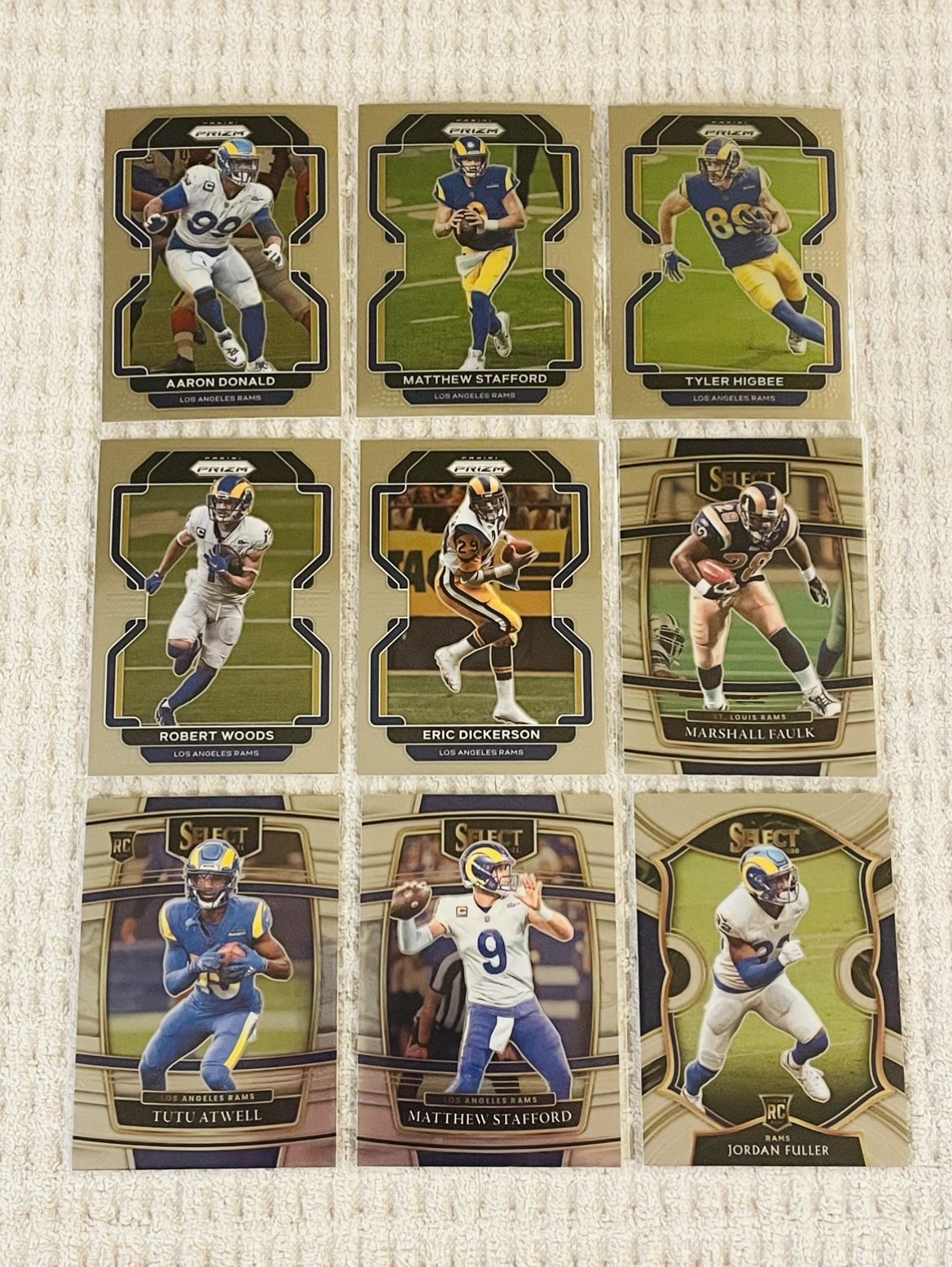 Los Angeles Rams Sports Card Football Card Team Lot! 100 Cards Total ...