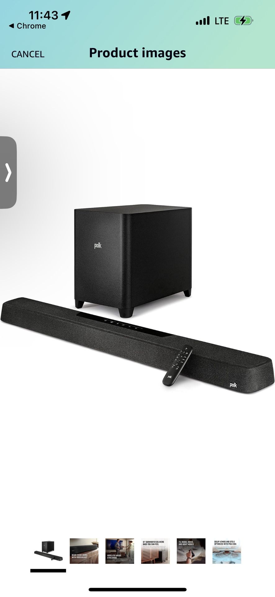 Polk Audio - MagniFi Max AX - Soundbar + Subwoofer! Nice!! for Sale in ...