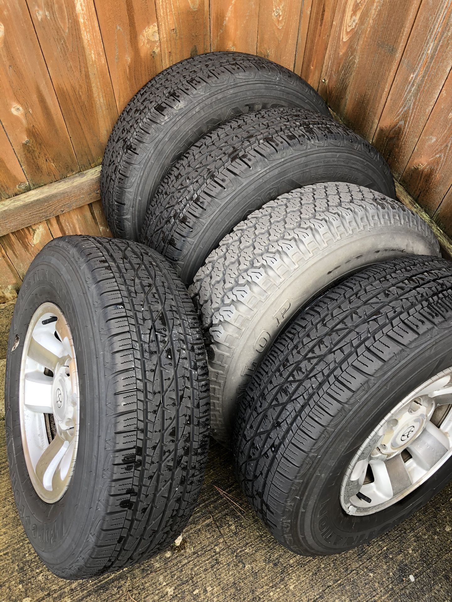 Firestone tires on Toyota 4Runner wheels for Sale in Seattle, WA - OfferUp