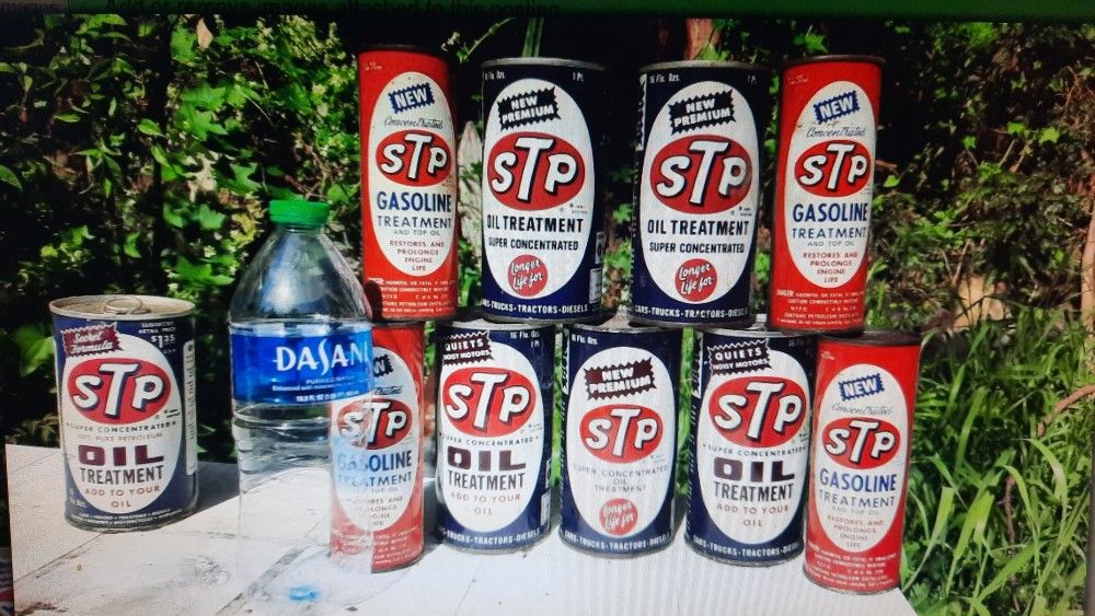 Vintage STP Oil & Gas Treatment Can Collection for Sale in Santa Cruz ...